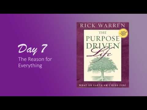 DAY 7 | Purpose Driven Life - YouTube