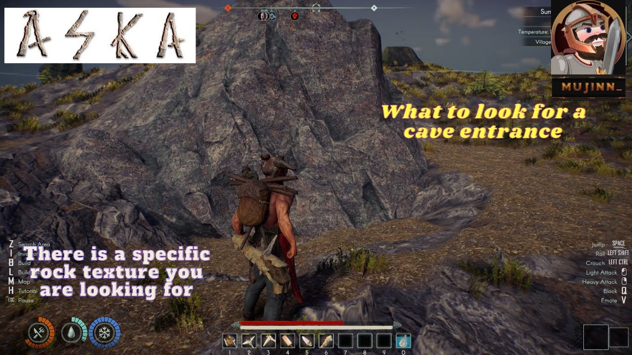Aska, What to look for in a cave entrance - YouTube