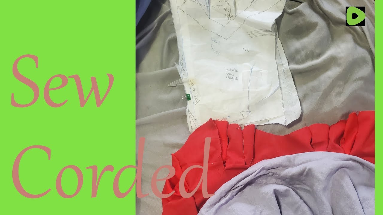 Sew Corded Stays || Stitch & B* - YouTube