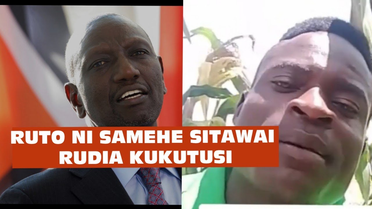 RUTO WEWE NI MJINGA ,THE MAN WHO ABUSE RUTO NOW PREED FOR FORGIVENESS ...