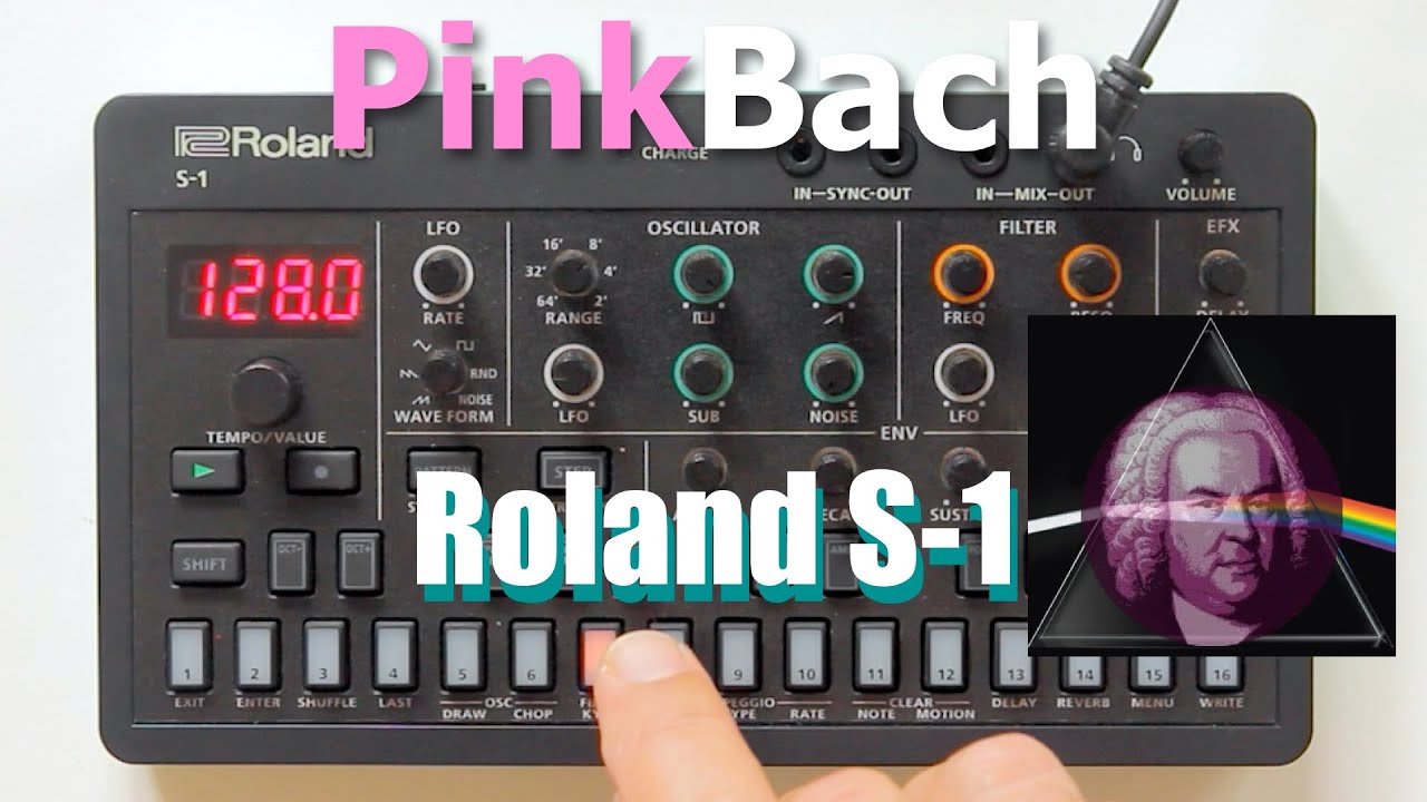 Pink Bach - Original Composition on Roland S1 only - YouTube
