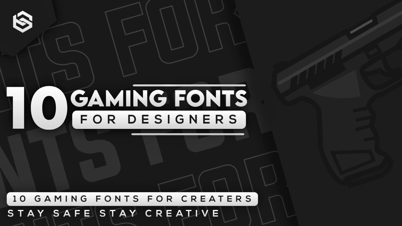 Top 10 Gaming Fonts For Creaters | Best Fonts For Gamers | Free ...