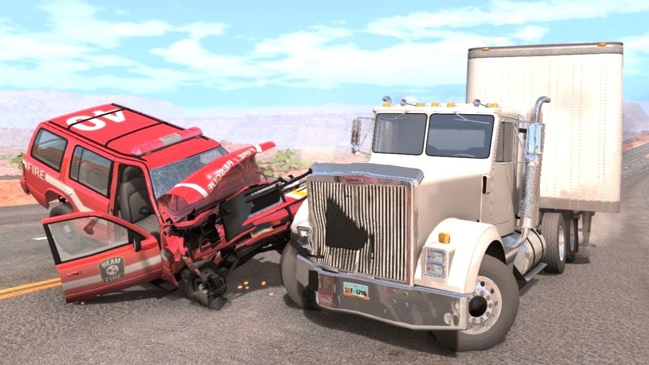 Rash Driving and Realistic Car Crash - BeamNG Drive - YouTube
