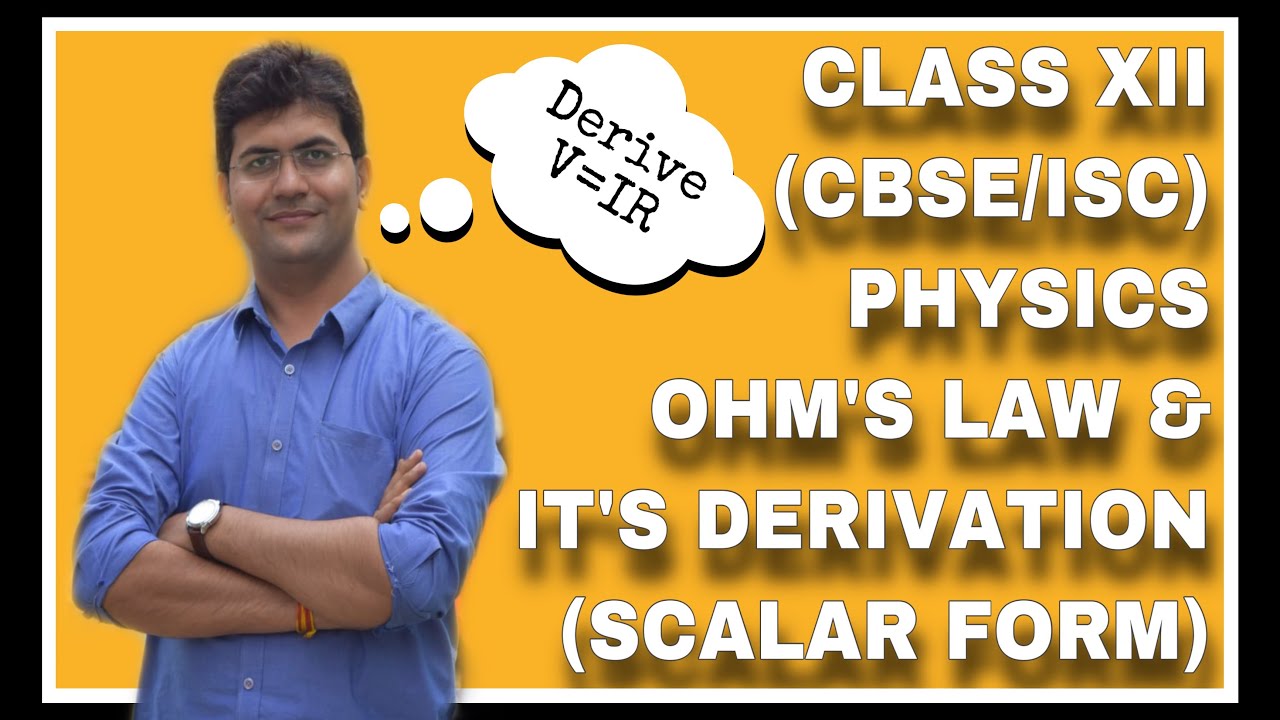 Derivation of V=IR - YouTube