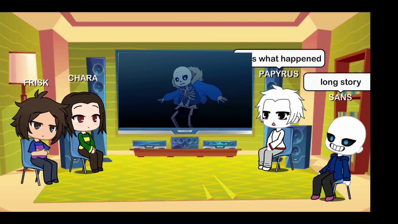 Undertale reacts to echo animation - YouTube