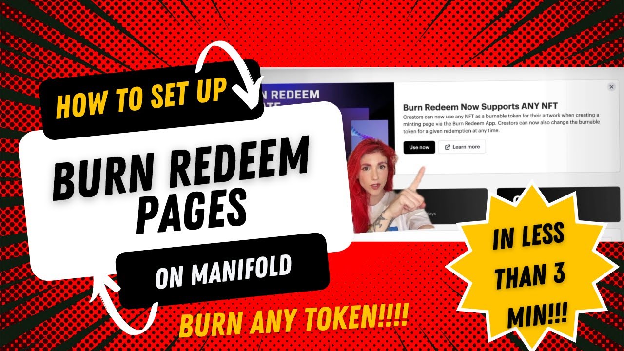 How To Create a BURN/REDEEM Page on Manifold For ANY Token!! - YouTube