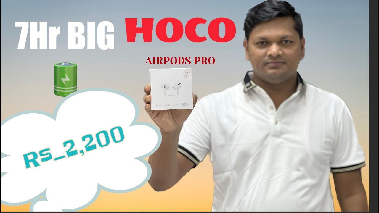 Hoco DES08 Plus Unboxing |Hoco AirPods Pro 7Hr Battey - YouTube