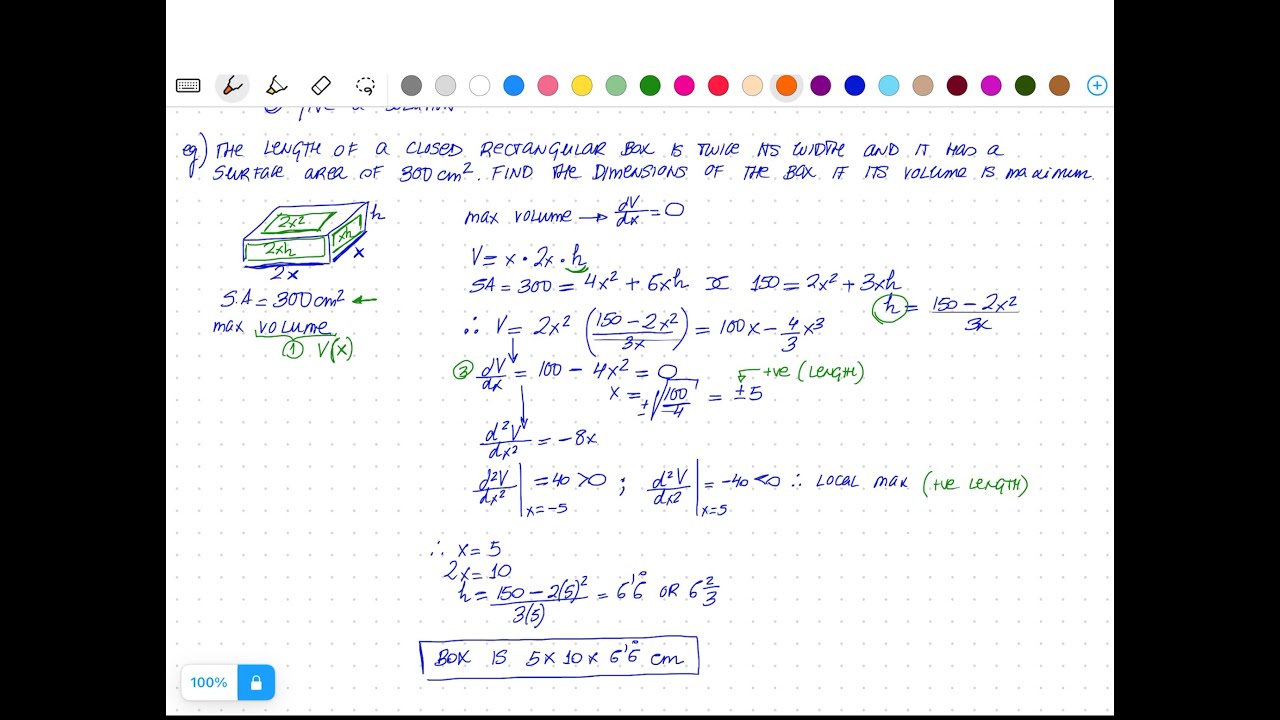L2 2.7 How to solve optimisation problems - YouTube