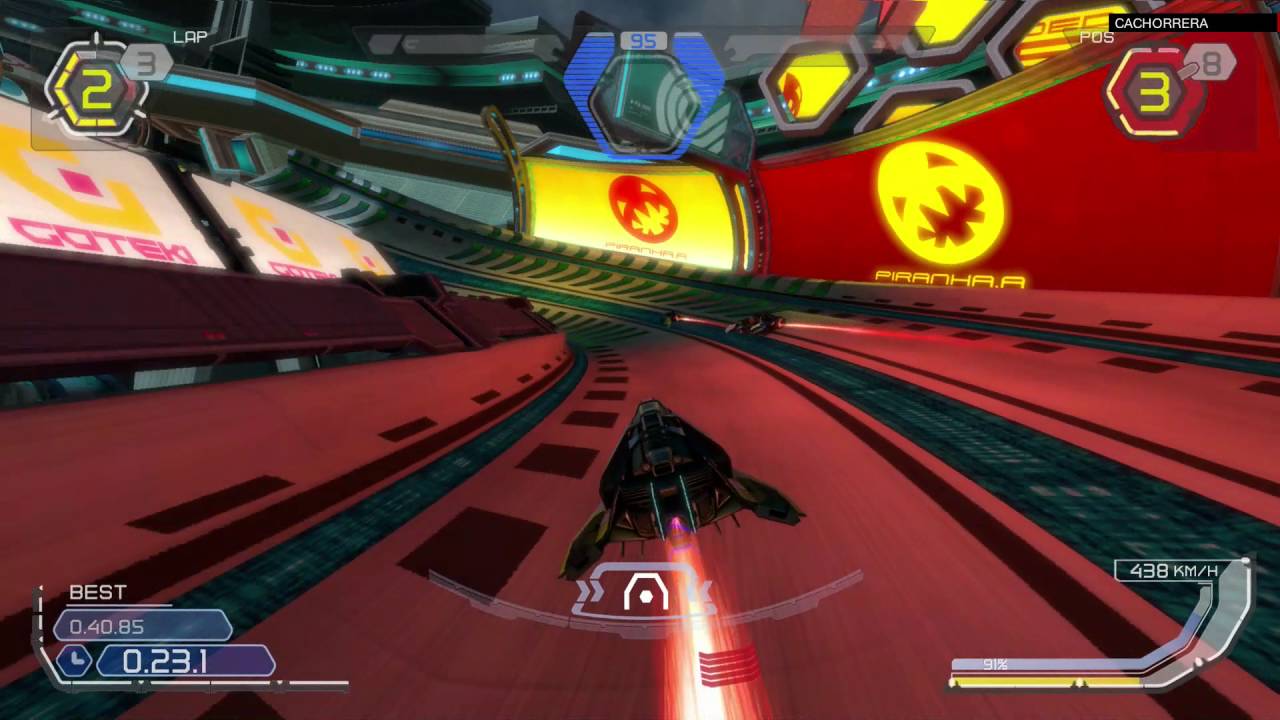 WipeOut HD Fury PS3 - YouTube