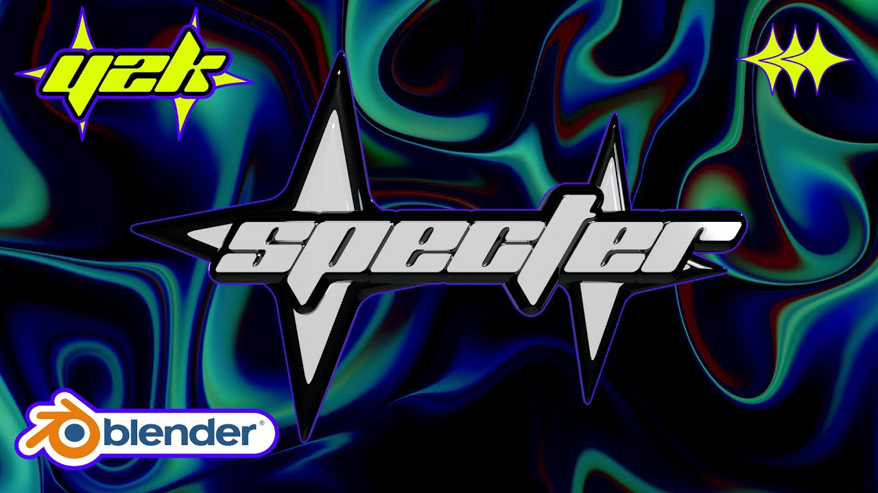 How To Create A Y2K Logo In Blender (Beginner Friendly) - YouTube