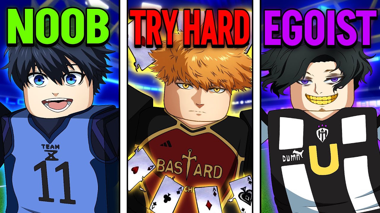 TYPES OF PLAYERS in Blue Lock Rivals - YouTube