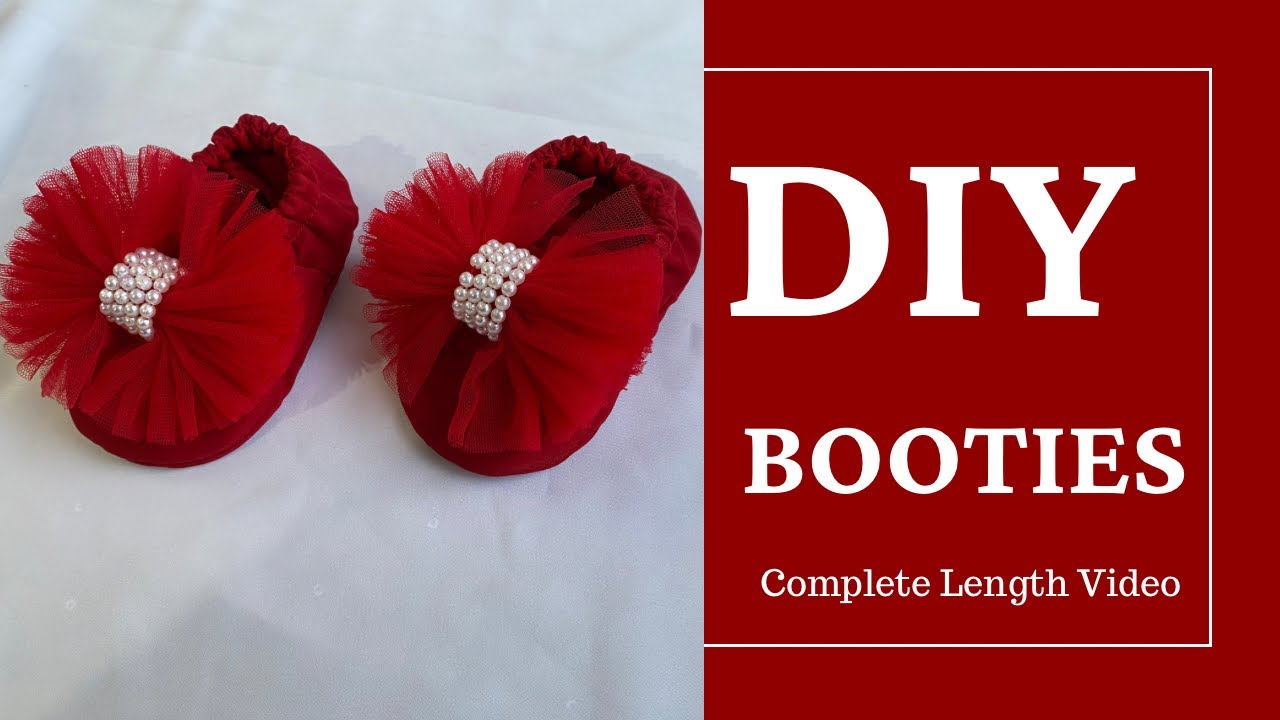 How to Make Beautiful Baby Booties [FULL LENGTH] #DIY #birthday #Booties - YouTube