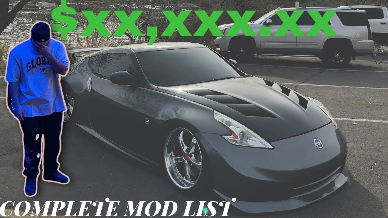 My crazy 370z NISMO build FULL MOD LIST - YouTube