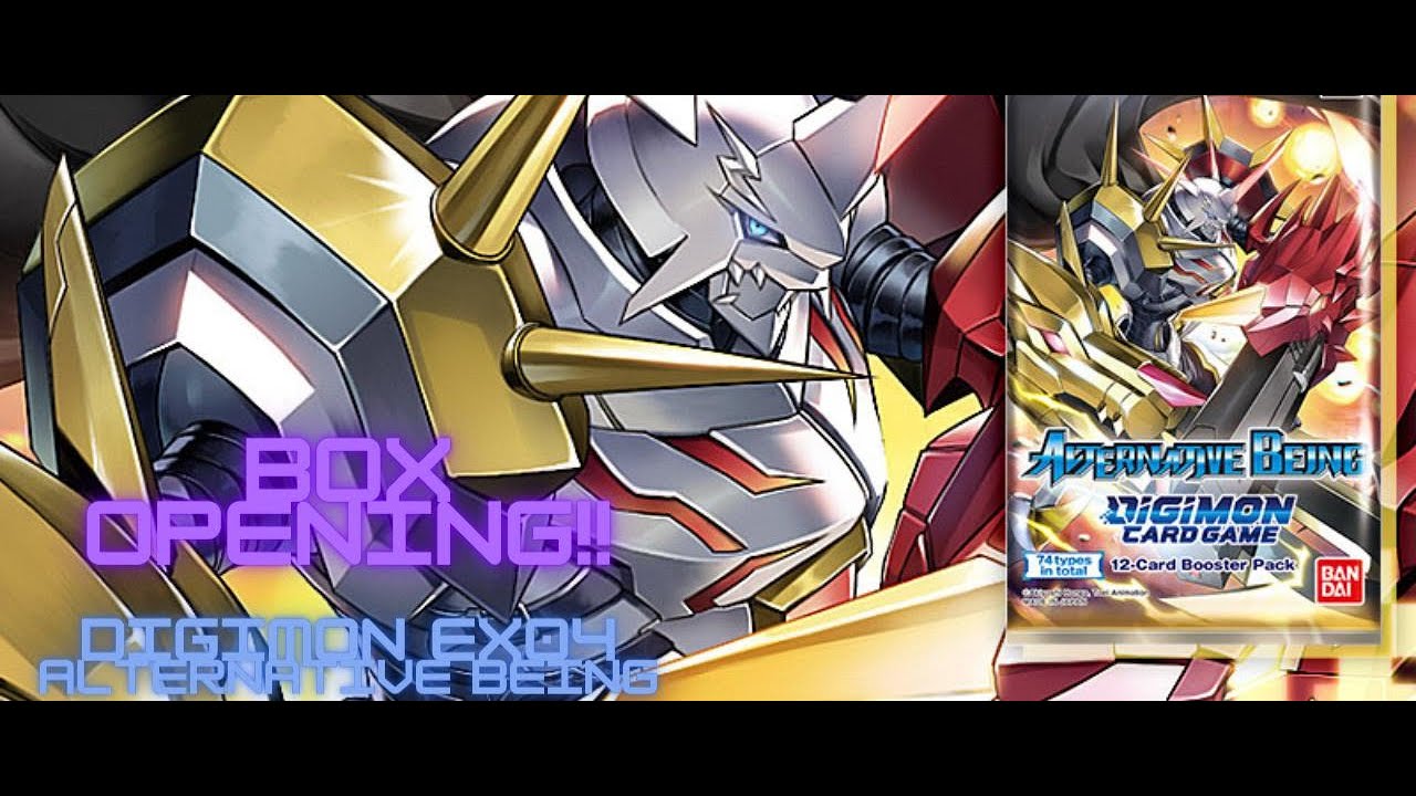 Digimon TCG EX04 Alternative Being Box Opening!!! - YouTube