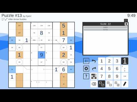 Cracking The Cryptic - #13 Killer Arrow Sudoku in 16:46 - YouTube