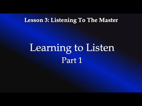 Session 28: Learning to Listen part 1 - YouTube