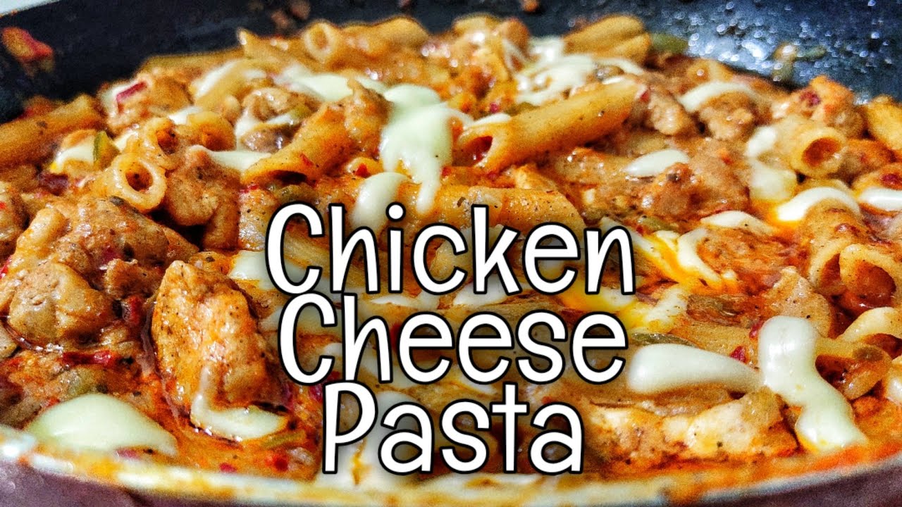 Chicken Cheese Pasta | Chicken pasta | Cafe 93 - YouTube