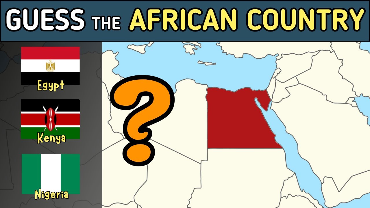 Will You Be Able to Guess the African Countries by the Maps? 🗺️ - YouTube