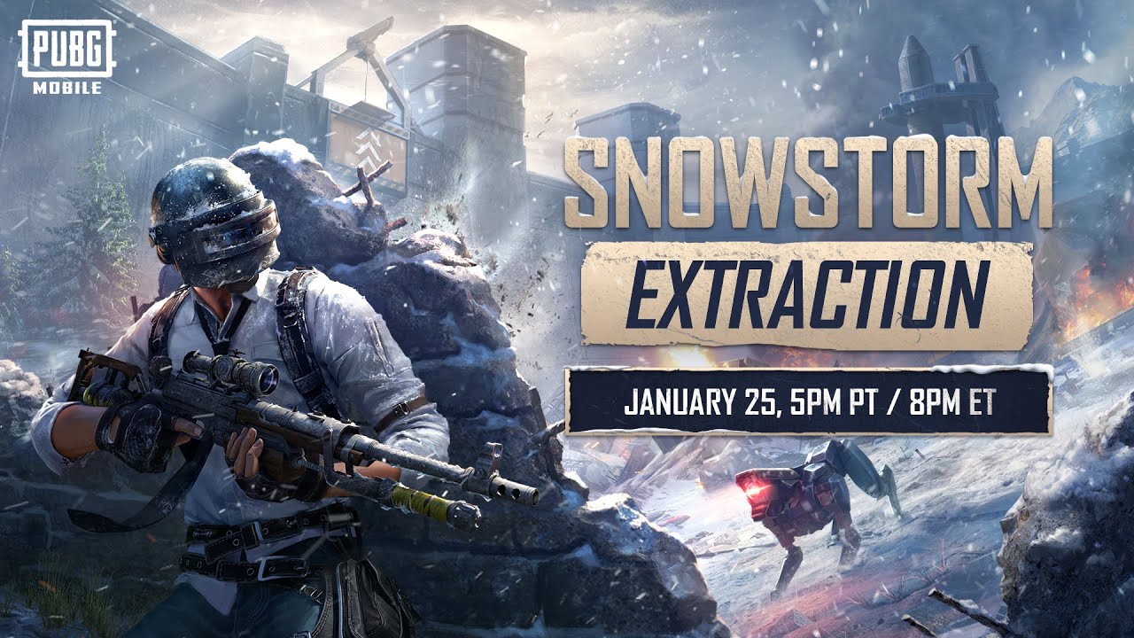 PUBG MOBILE | Snowstorm Extraction - YouTube