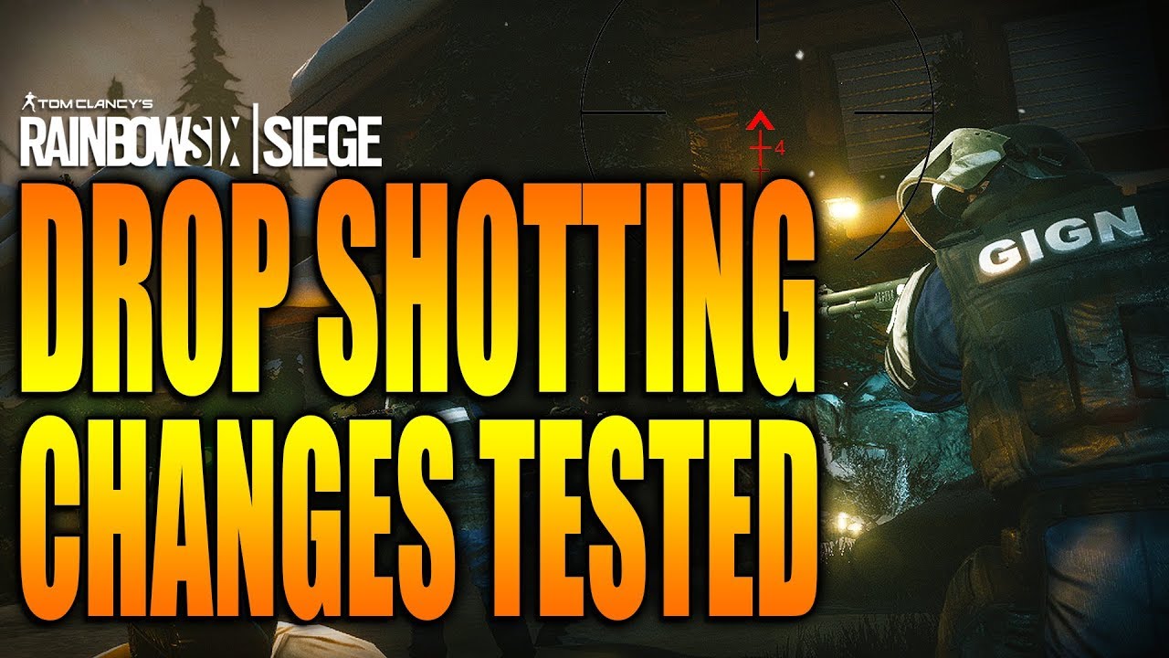 Rainbow Six Siege - In Depth: DROP SHOTTING CHANGES TESTED! - YouTube