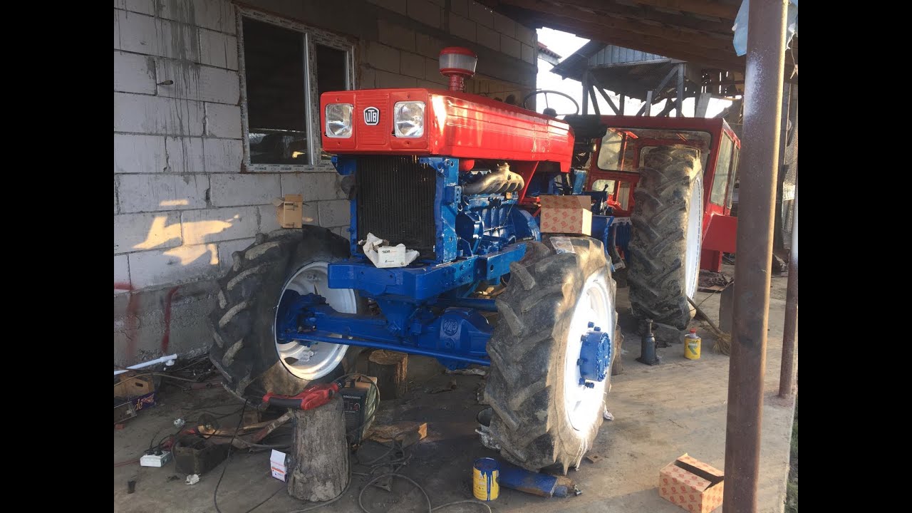 Tractor U650 cu motor de saviem si punte ZF - YouTube