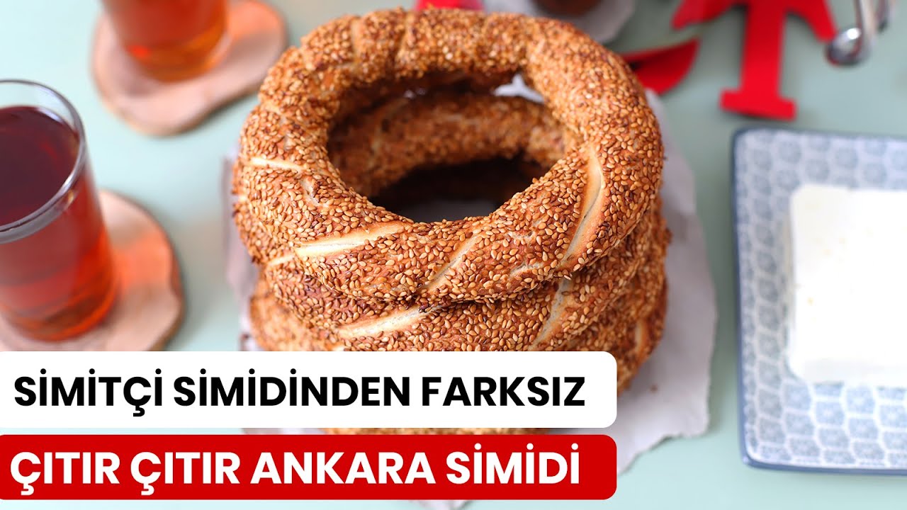 Çıtır Ankara Simidi Tarifi - SİMİTÇİ SİMİDİNDEN FARKSIZ - YouTube