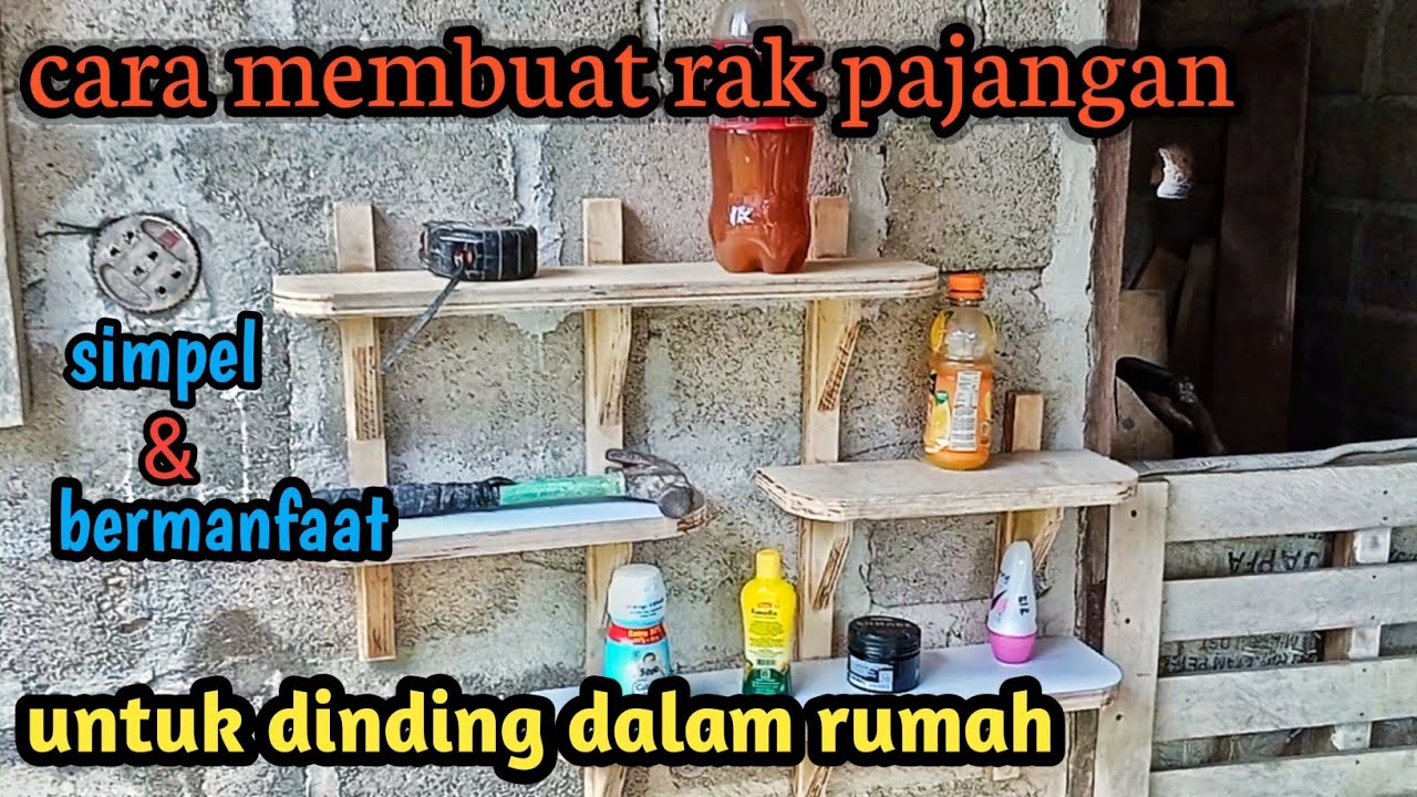 cara membuat pajangan dari multiplek bekas@chaneltukang - YouTube