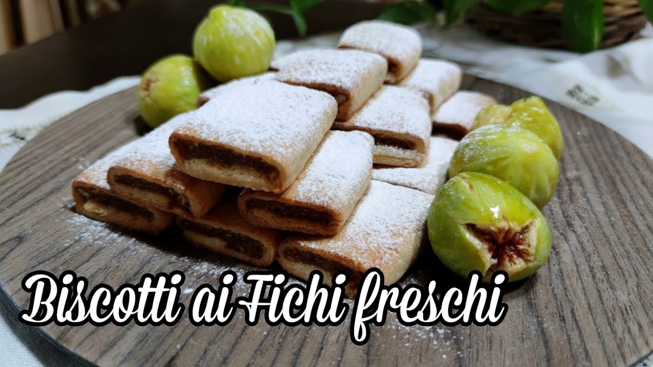 Biscotti ai Fichi freschi - Sfizi & Delizie - YouTube