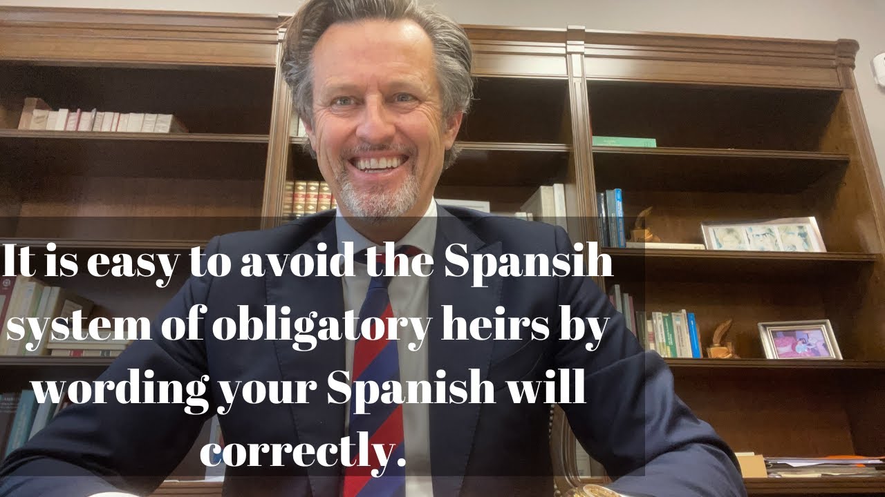 Spanish obligatory heir system - YouTube