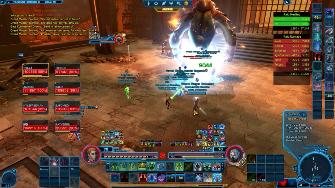 Nefra 8NiM (DF) Lvl 70 - SWTOR - Jedis of Darkside - YouTube