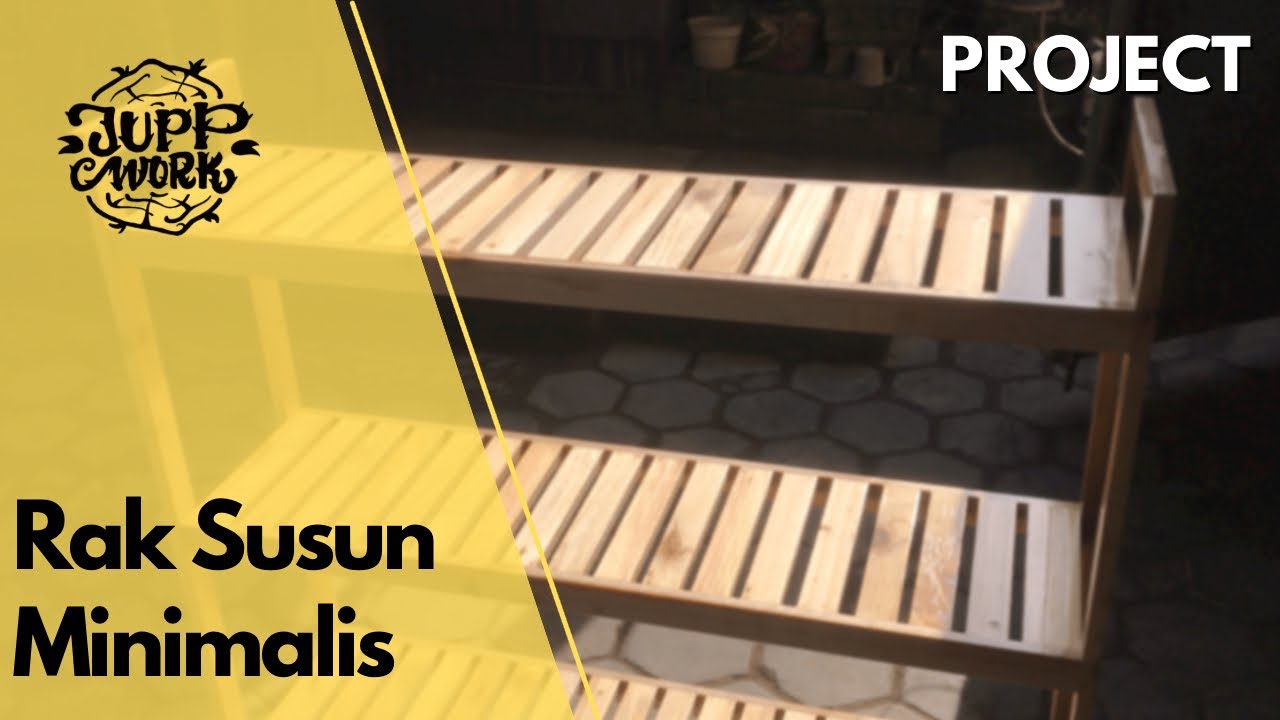 Cara Membuat Rak Kayu Susun Minimalis #rakkayu #woodworking - YouTube