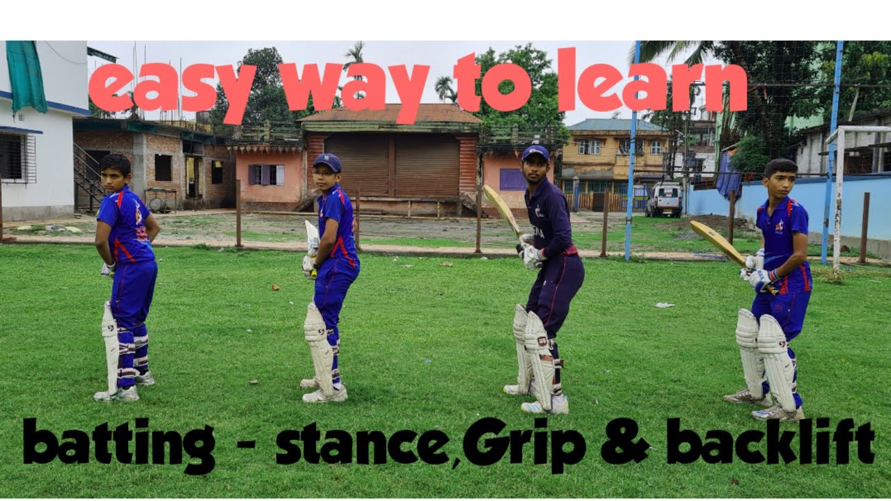 How to take perfect Batting stance, batting Grip, and backlift? for ...