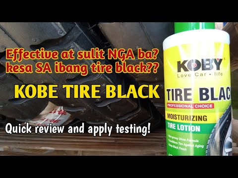 Comparing KOBY TIRE BLACK TO OTHER BRAND quick review - YouTube