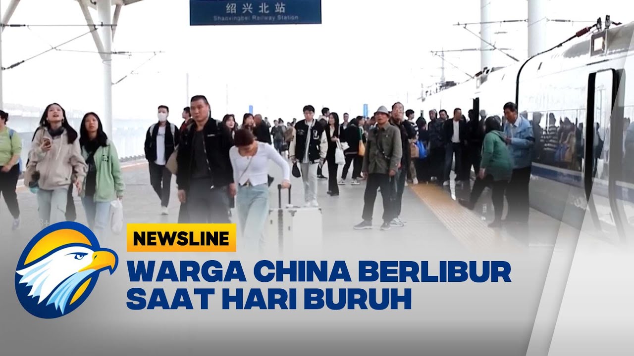 Hari Buruh Warga China Berbondong Bondong Liburan - YouTube