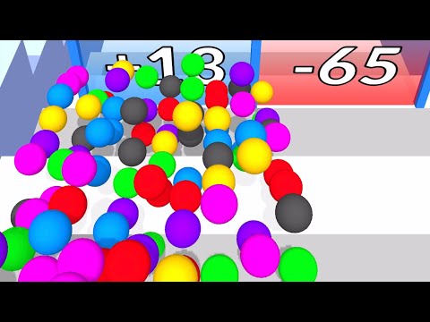 Balls On Stairs 🔴🔵🟡 All Levels Gameplay Walkthrough Android, iOS (Episode 55)