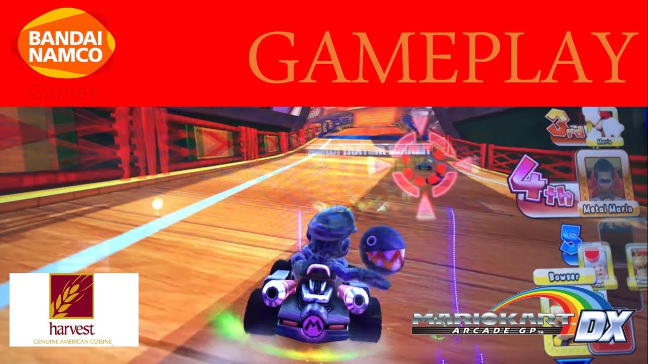 Mario Kart Arcade GP DX - Bowser Jr. Cup - Aerial Road Round 3 - 2nd ...