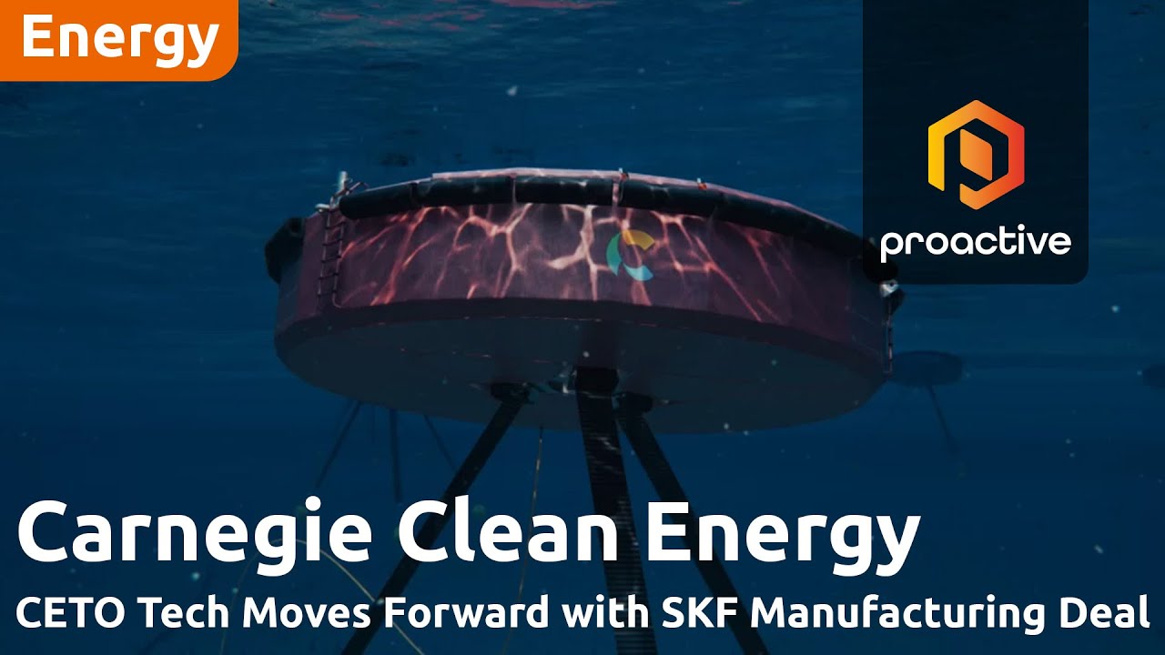 Carnegie Clean Energy partners with SKF to advance Wave Energy ...