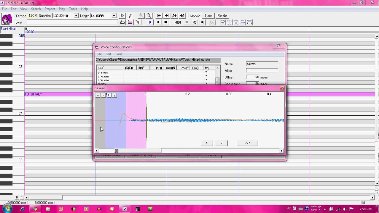 UTAU Tutorial (How to use otos) - YouTube