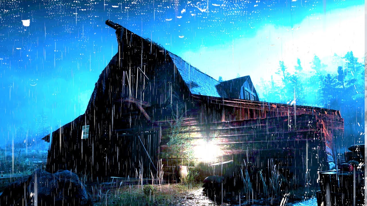 Real Rain Sound for Sleep & Relaxation | Rain on Garden - YouTube