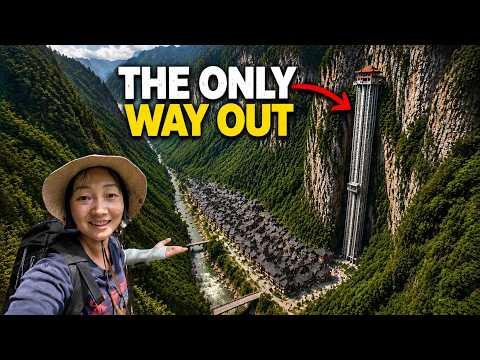 Life In China's MOST Unreachable Village That Can Only Be Reached By Elevator 🇨🇳