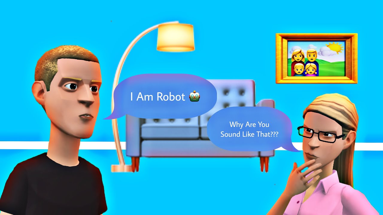 Childish Dad Acts Like a Robot - YouTube