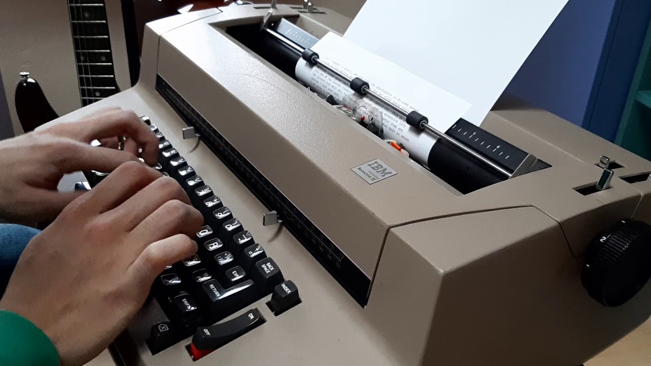 Ibm Electric Typewriter 70s