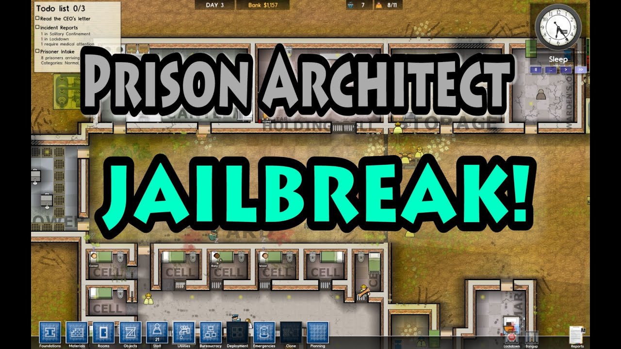 Prison Architect Episode 4: Jailbreak! - YouTube
