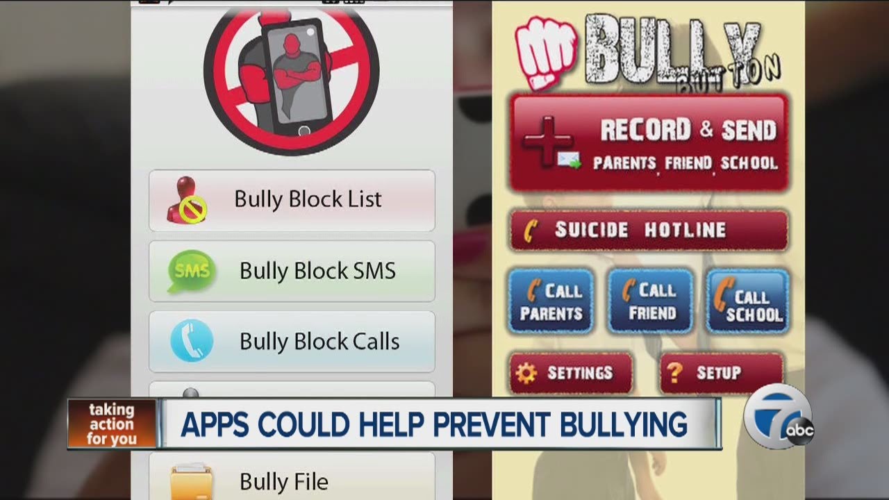 Apps could help prevent bullying - YouTube