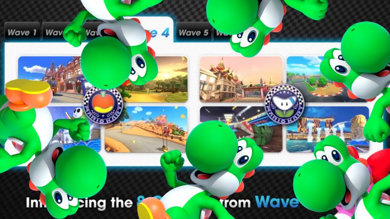 MK8 Deluxe: Booster Course Wave 4 Ranking By How Much Yoshi Each Track ...