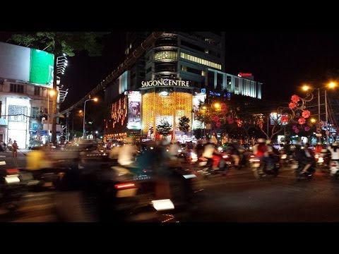 Street Tour Dem Saigon Vietnam 2014 - YouTube