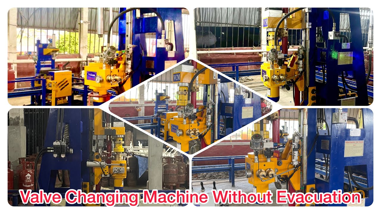 Valve Changing Machine Without Evacuation ! LPG Plant Equipment's ! LPG ...