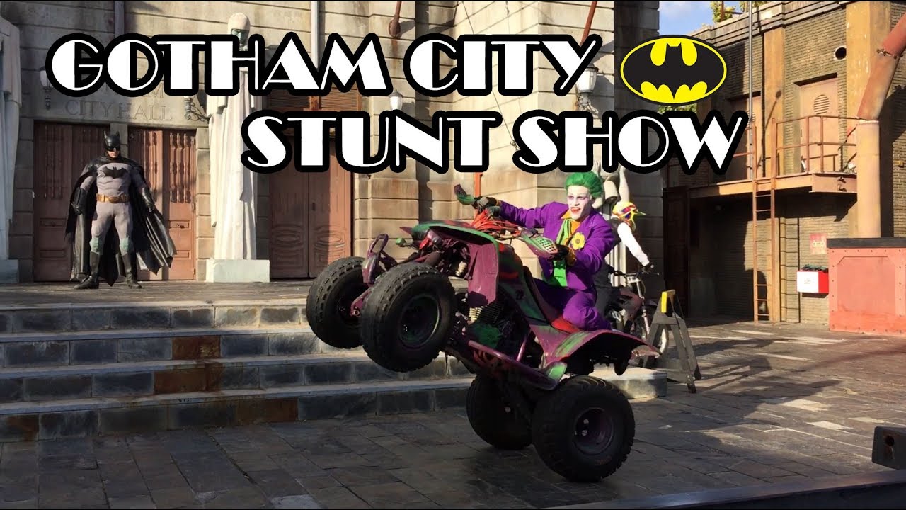 [HD] PARQUE WARNER MADRID - ESPECTACULO BATMAN - STUNT SHOW - YouTube