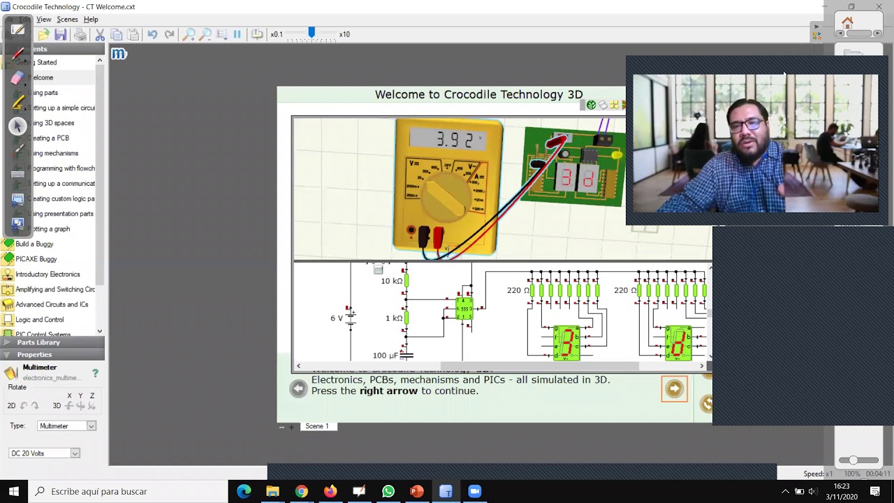 CLASE 6 INTRODUCCIÓN AL USO DE CROCODILE TECNOLOGIE 3D - YouTube