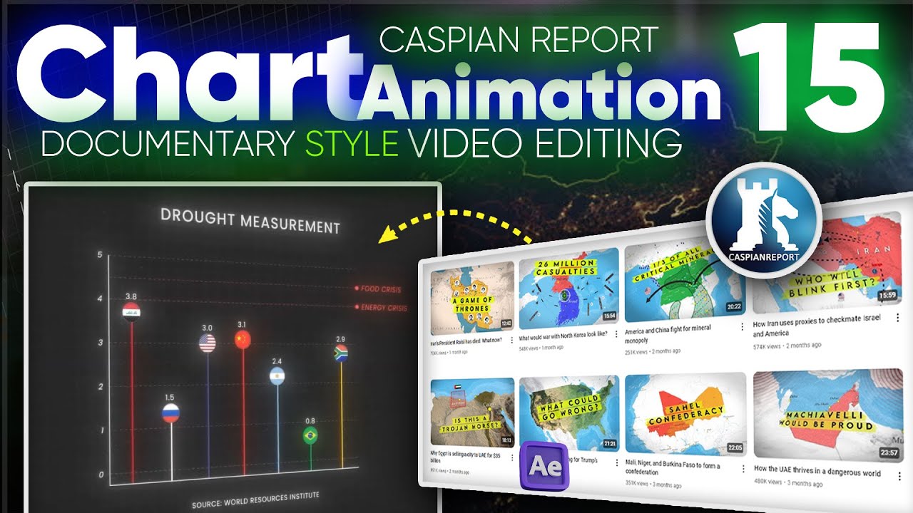 Chart Info-graphic Animation | Documentary Style Video Editing | Class ...